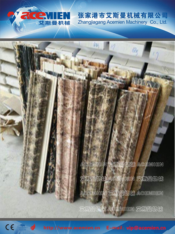 very low cost, PVC artificial Marble profile production line/making machine