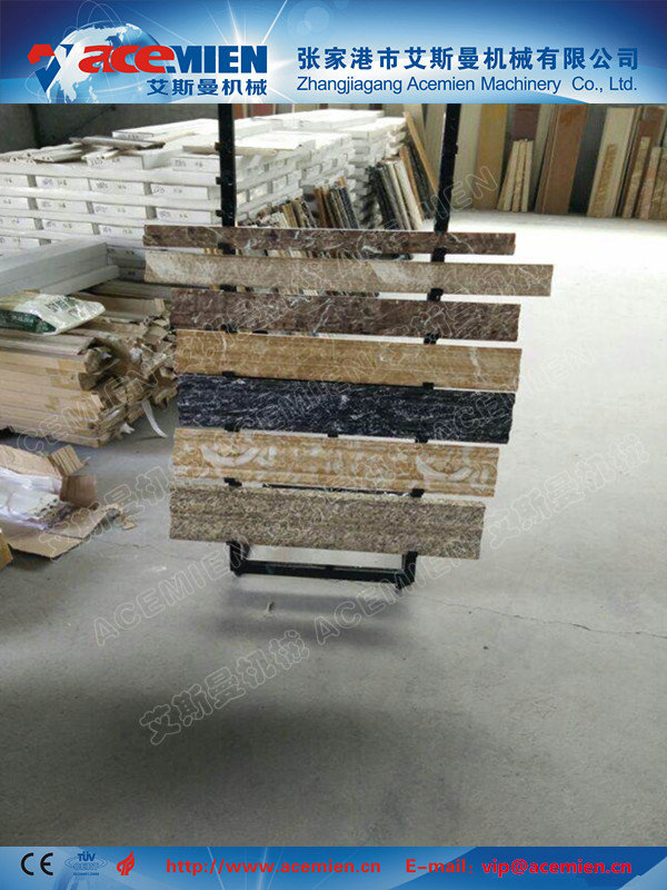 Hot sale-Replace gypsum ! PVC faux marble decoration profile extrusion line