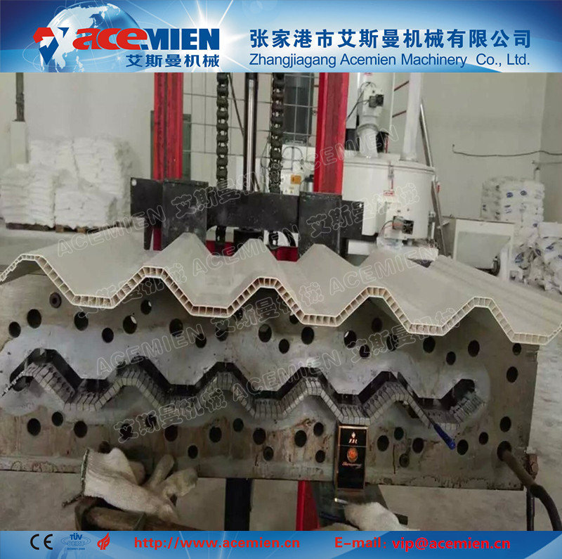 sound insulation-PVC hollow Roof tile production line/extrusion line/making machine