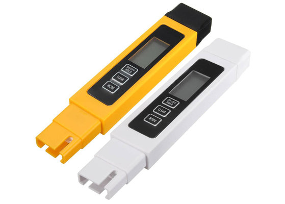 White / Yellow 0-4999 Ppm RO Water TDS Meter For  Wastewater Regulation Test