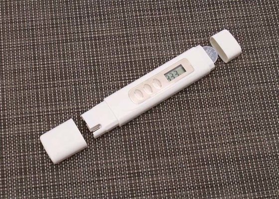 White TDS Meter Hold Digital Water Purity Tester With CR2032 DC3V Battery