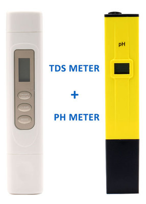 Portable Digital Water PH Tester With Yellow Pen / 2 Points Automatic Calibration
