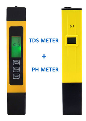 15.5*2.9*1.6cm PH And Temperature Meter , Swimming Pool PH Tester Digital 