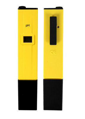 Portable Digital Water PH Tester With Yellow Pen / 2 Points Automatic Calibration
