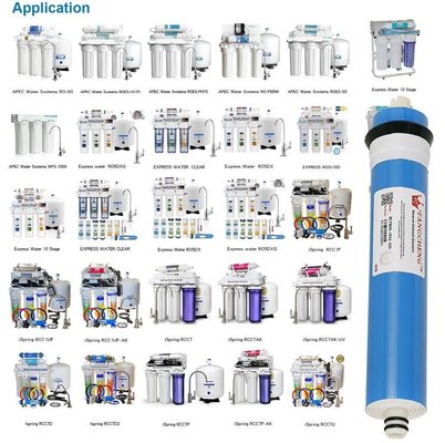 75GPD Reverse Osmosis Membrane Replacement Removes 98% Of Contaminants In Water