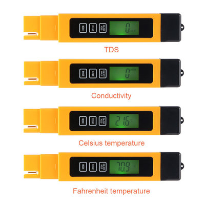 Water Quality TDS Meter Tester 10ppm 1*CR2032 Battery With LCD Display