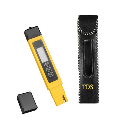 White / Yellow Pocket TDS Meter 0-4999 PPM For Pure Water Test Measuring