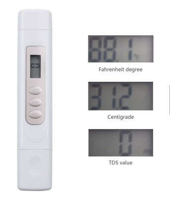 Portable High Accuracy Water TDS And PH Meter 10ppm Without Backlight