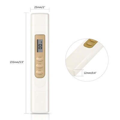 High Precision RO Water TDS Meter Vegetable / Fruits / Drink Quality Monitoring