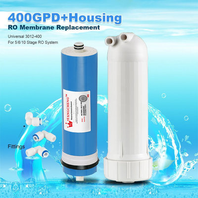 400GPD Umkehrosmose Wasser Filter Ersatz + Gehäuse RO Membran Universal HOT