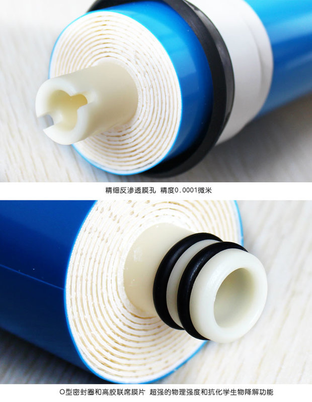 NSF Certificated 75GPD Ro System Membrane , Commercial Ro Membrane Dry / Wet Available