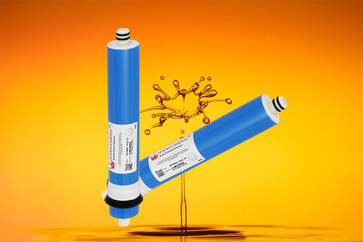 Rust Resistant Water Purifier Ro Membrane , 75GPD RO System Membrane Replacement 
