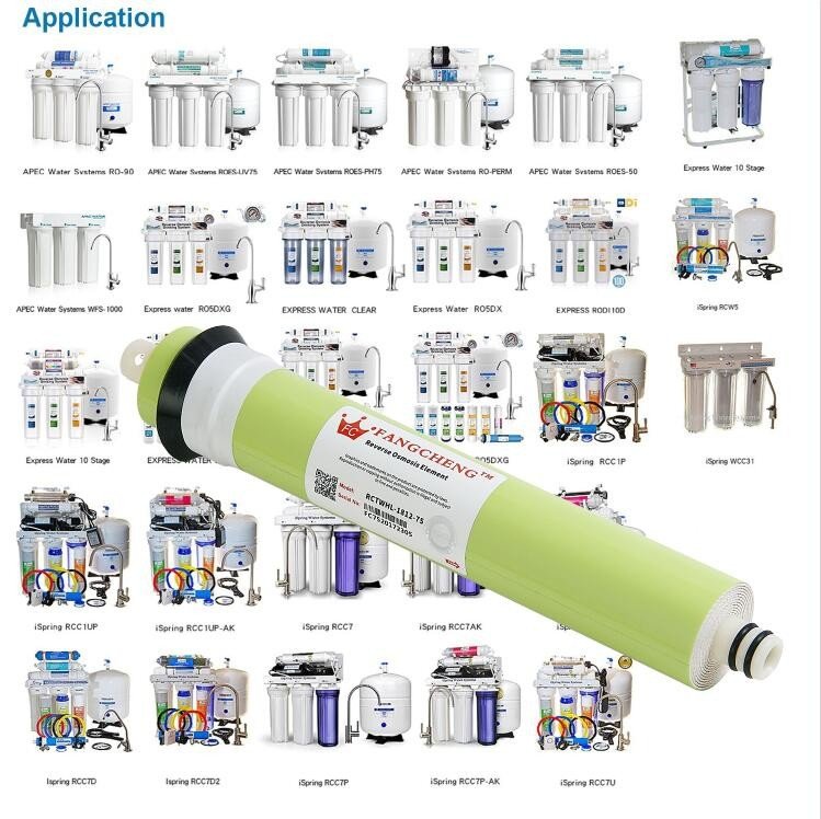 0.0001 Micron 4 Stage Reverse Osmosis Replacement Filters 96-98% Stable Rejection