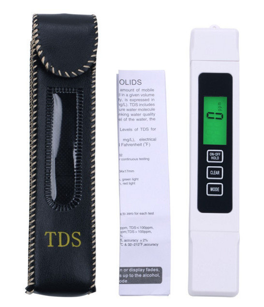 Custom Logo Water Quality Check Meter , Digital Drinking Water Tester Battery Power