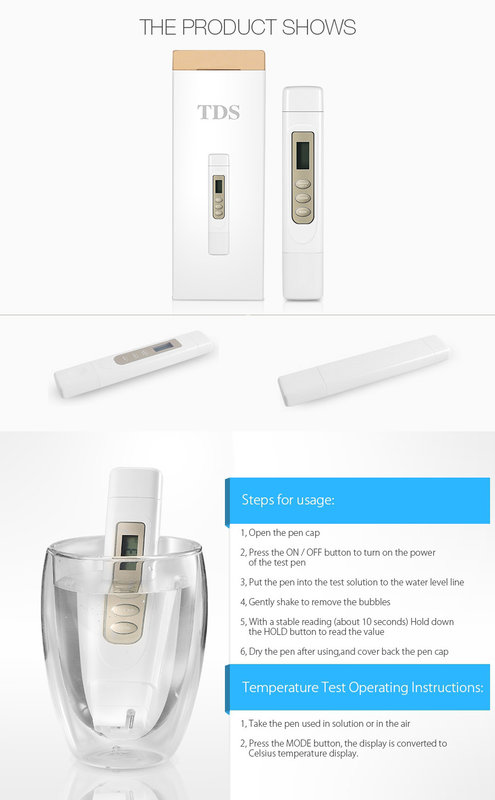 Hot Sale TDS Water Test Meter for Water Filter with Factory Price