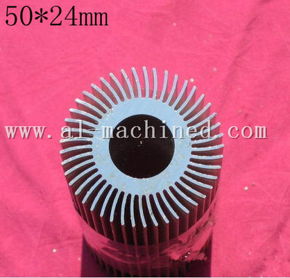 China Item 116,customized round extruded aluminum profile heatsink in china, cooler for led lights,round heatsink in china supplier