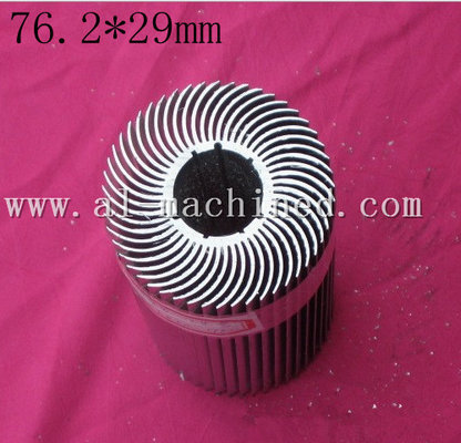 China Item 128,customized round extruded aluminum profile heatsink in china, cooler for led lights,round heatsink in china supplier