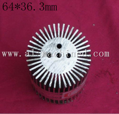 China Item 115,customized round extruded aluminum profile heatsink in china, cooler for led lights,round heatsink in china supplier