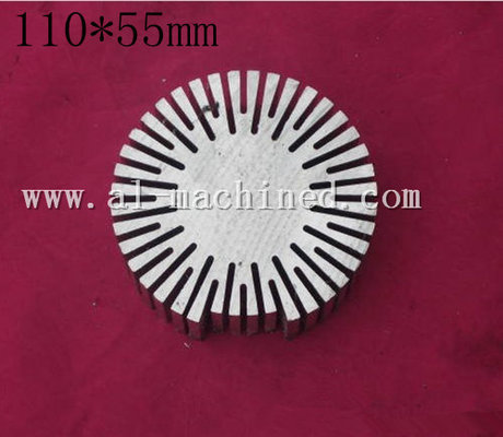 China Item 142customized round extruded aluminum profile heatsink in china, cooler for led lights,round heatsink in china supplier