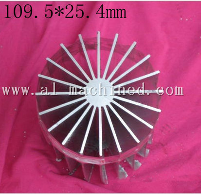 China Item 126,customized round extruded aluminum profile heatsink in china, cooler for led lights,round heatsink in china supplier
