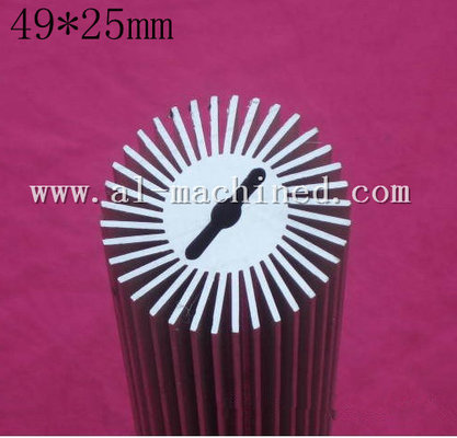 China Item 176.Machined LED Cooling in china, AL6063 Extruded Profiles LED Light Radiator,hot item round heatsinks in china supplier