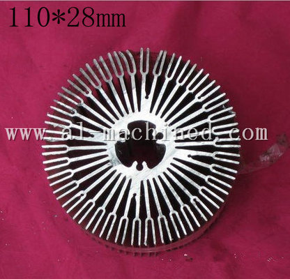 China Item-108,black Round LED Heatsink,Radiator ni china,Cooler Aluminum 6063 Extrusion Profiles for led  light supplier