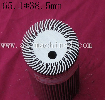 China Item 141,customized round extruded aluminum profile heatsink in china, cooler for led lights,round heatsink in china supplier