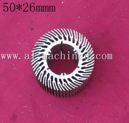 China Item 136,customized round extruded aluminum profile heatsink in china, cooler for led lights,round heatsink in china supplier