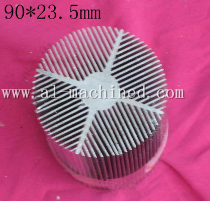 China Item 131,customized round extruded aluminum profile heatsink in china, cooler for led lights,round heatsink in china supplier