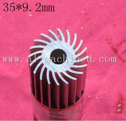 China Item-18,35mm round cooler for led light in china,AL6063 Extruded Profiles LED Cooler supplier
