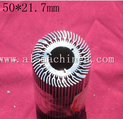 China Item-34,50mm round aluminum extrusion profiles led heatsinks in china,customized heatsink,al-6063 heat sink supplier