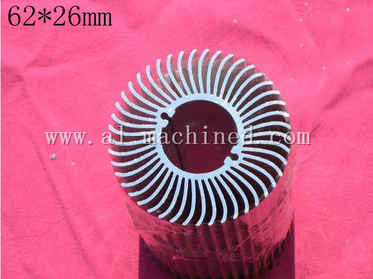 China Item-20,62mm round cooler for led light in china,AL6063 Extruded Profiles LED Cooler supplier