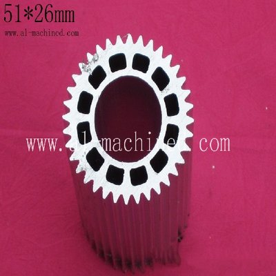 China Item-42,51mm round aluminum extrusion profiles led heatsinks in china,customized heatsink,al-6063 heat sink supplier