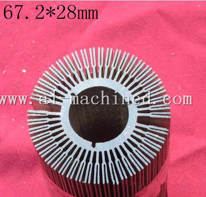 China Item-28, AL6063 Extruded Profiles LED Cooler in china,sunflower heatsink for led light,extrusion LED heatsink supplier