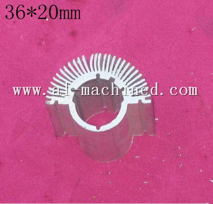 China Item216,36mm Machined LED light Cooler, AL6063 Extruded Profiles LED Light Radiator,round heatsink for led light supplier