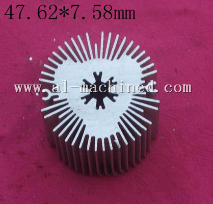 China Item 195.Machined LED Cooling in china, AL6063 Extruded Profiles LED Light Radiator,hot item round heatsinks in china supplier