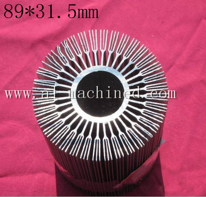 China H-85, Extruded Profiles LED Street Light Radiator, round shape Heatsink for led light , Cooler in china supplier