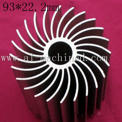 China H-82, Extruded Profiles LED Street Light Radiator, round shape Heatsink for led light , Cooler in china supplier