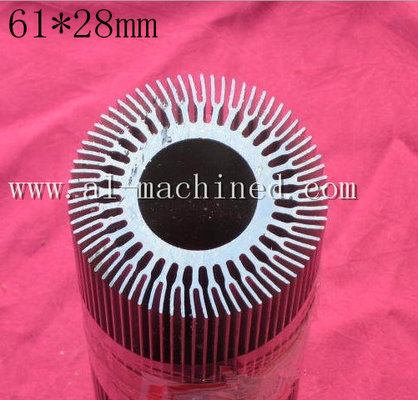China H-88, Extruded Profiles LED Street Light Radiator, round shape Heatsink for led light , Cooler in china supplier