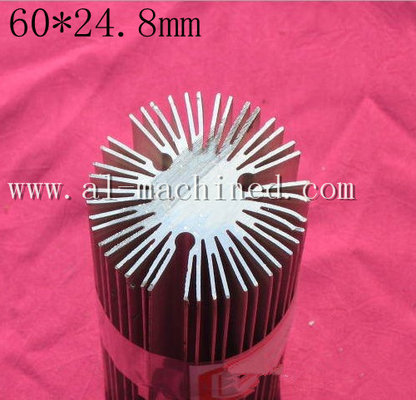 China H-87, Extruded Profiles LED Street Light Radiator, round shape Heatsink for led light , Cooler in china supplier