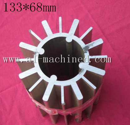 China H-83, Extruded Profiles LED Street Light Radiator, round shape Heatsink for led light , Cooler in china supplier