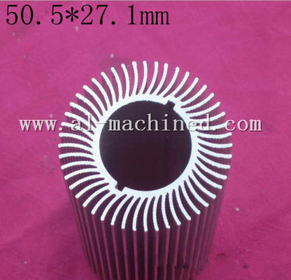 China Item 172.Machined LED Cooling in china, AL6063 Extruded Profiles LED Light Radiator,hot item round heatsinks in china supplier