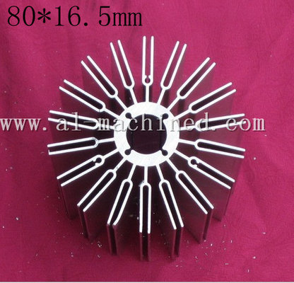 China Item 159.Machined LED Cooling in china, AL6063 Extruded Profiles LED Light Radiator,hot item round heatsinks in china supplier