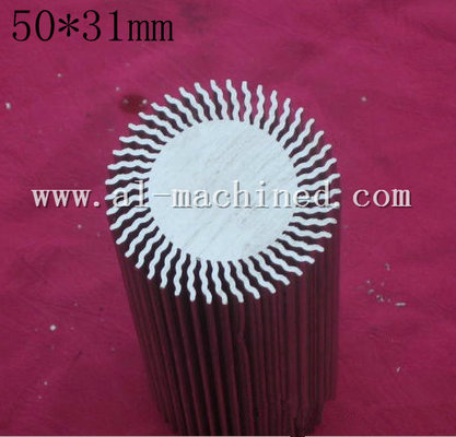 China Item 165.Machined LED Cooling in china, AL6063 Extruded Profiles LED Light Radiator,hot item round heatsinks in china supplier