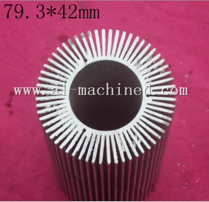 China Item 169.Machined LED Cooling in china, AL6063 Extruded Profiles LED Light Radiator,hot item round heatsinks in china supplier