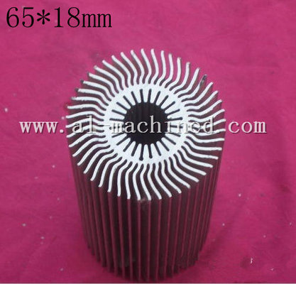 China Item 171.Machined LED Cooling in china, AL6063 Extruded Profiles LED Light Radiator,hot item round heatsinks in china supplier