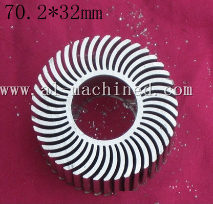 China Item 152.Machined LED Cooling in china, AL6063 Extruded Profiles LED Light Radiator,hot item round heatsinks in china supplier