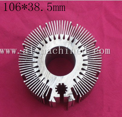 China Item 162.Machined LED Cooling in china, AL6063 Extruded Profiles LED Light Radiator,hot item round heatsinks in china supplier