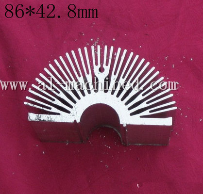 China Item 155.Machined LED Cooling in china, AL6063 Extruded Profiles LED Light Radiator,hot item round heatsinks in china supplier