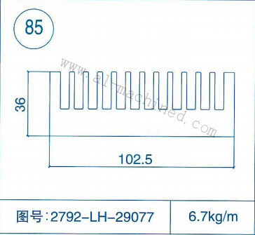 China F85,102mm customized Square Aluminum Heatsink in china,aluminum profiles,extruded profiles,LED Street Light Heatsink supplier